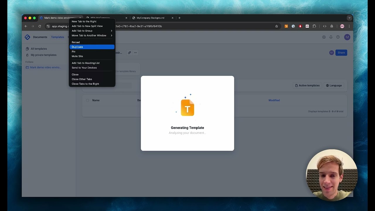 How to Create a Smart Template in Seconds with AI | Docfield AI Import