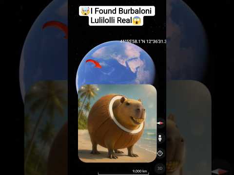 I Found Burbaloni Lulilolli Realπ€―π±on Google maps π π and Google#Earth#shorts#asgoogleearth08