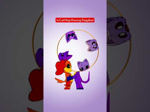 Is CatNap Kissing Dogday? Amazing Digital Circus #shorts #shortsfeed #animation #viral #game #guess