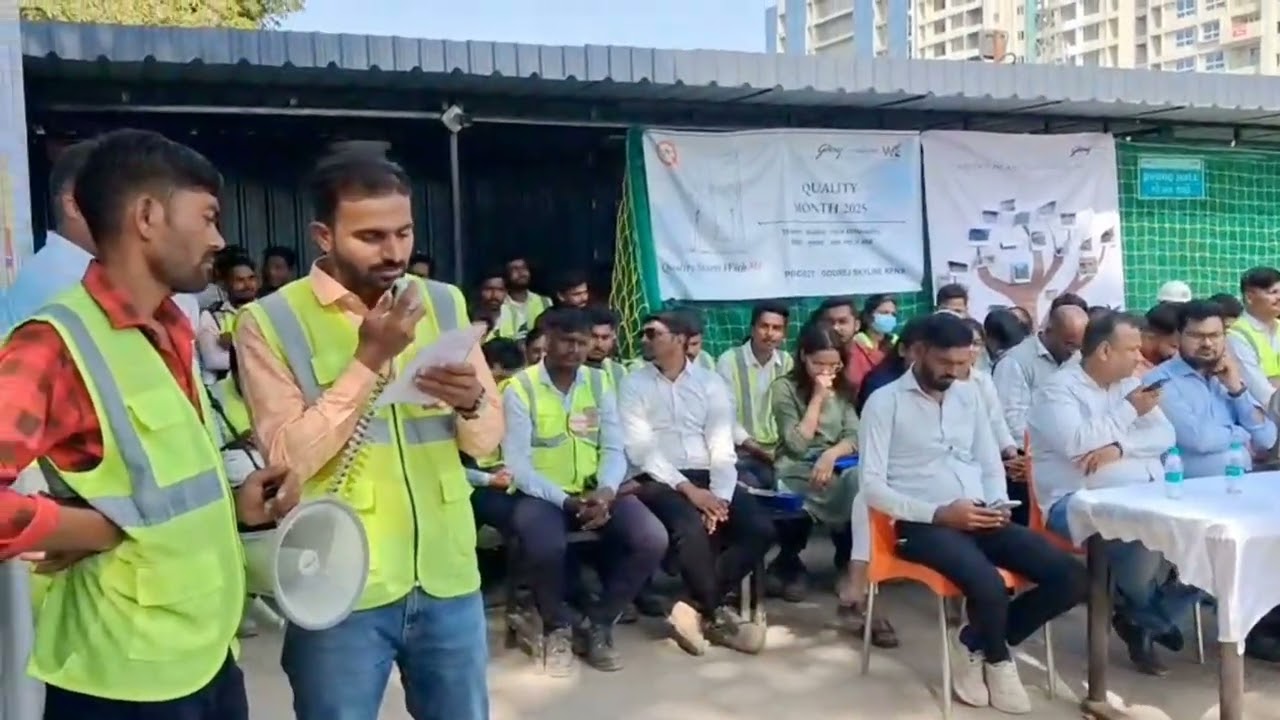 World Quality Month Celebration 2025 🏗️| Quality Poem ✨ #civilengineering #viralvideo 
