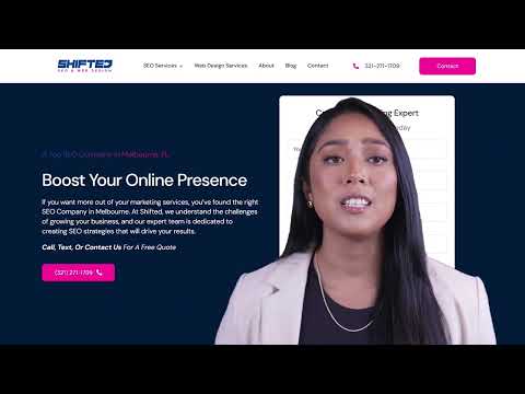 SEO Company Melbourne FL - Shifted SEO & Web Design #SEOCompany #MelbourneFL