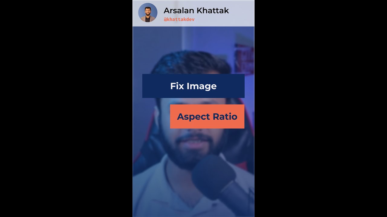 Fix Aspect Ratio - #shorts #html #css #image