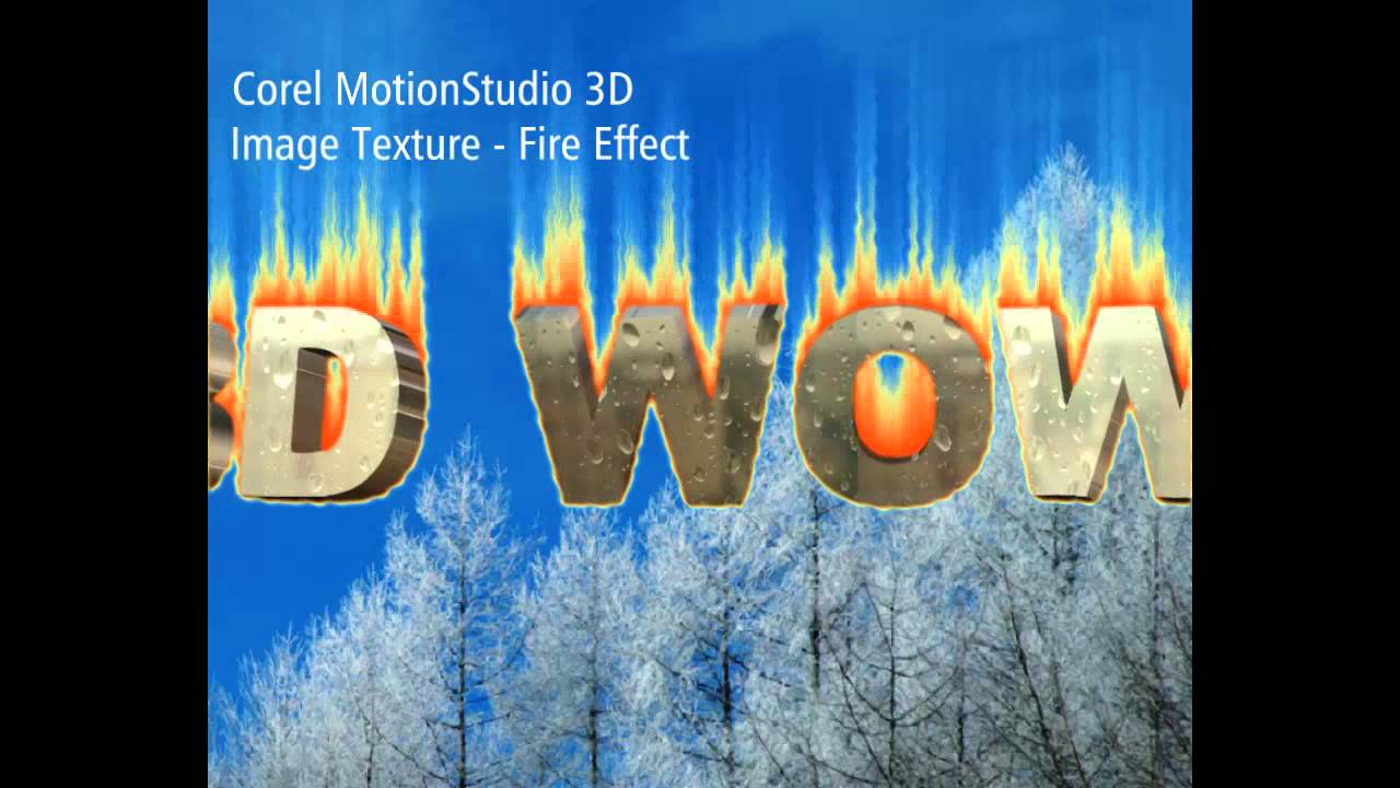 Title Sampler: Corel MotionStudio 3D