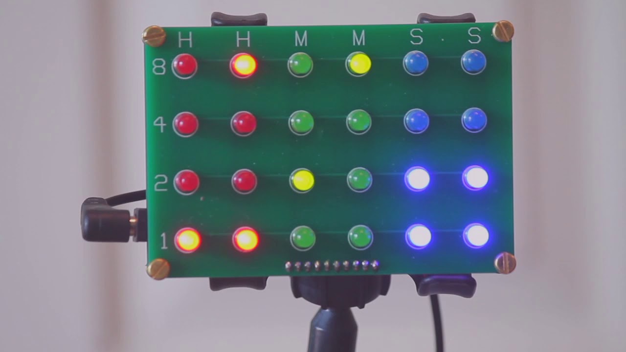 GPS-Controlled Binary-Coded-Decimal Clock