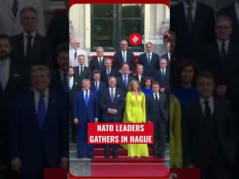NATO Leaders Including Trump, Meloni, And Macron Gather For Family Photo In Hague Today