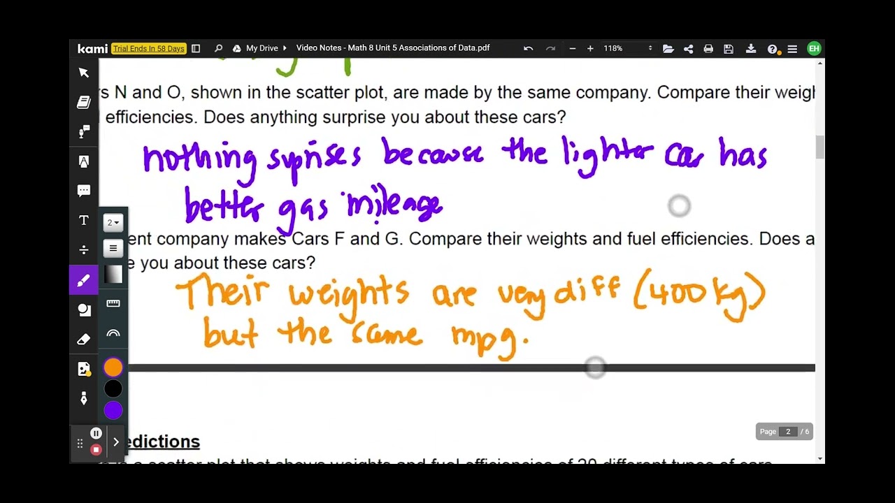 Video Notes - Math 8 Unit 5 Associations of Data.pdf