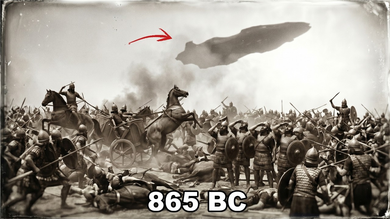 A 3,000-Year-Old Assyrian Relief That Shows Something Flying Over the Battlefield