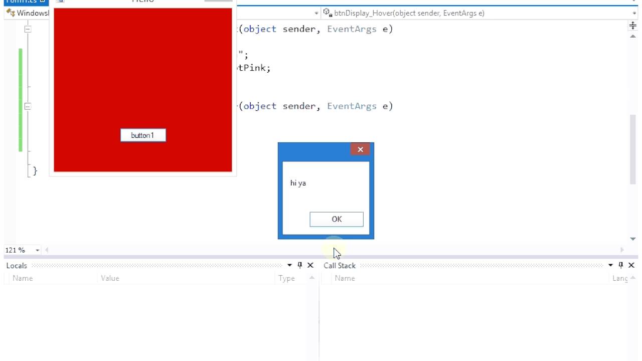 Introduction to C# windows Forms