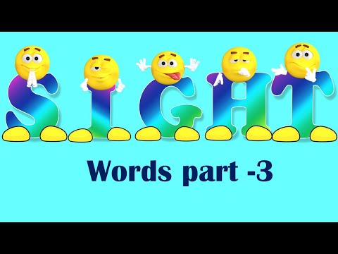 Sight words for kids|Learning sight words for Grade 1