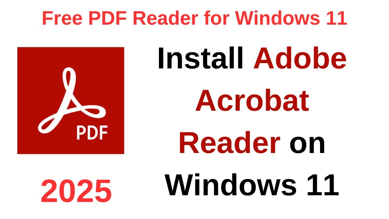 How to Install Adobe Acrobat Reader on Windows 11 | Free PDF Reader for Windows 11