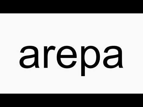 How to pronounce arepa