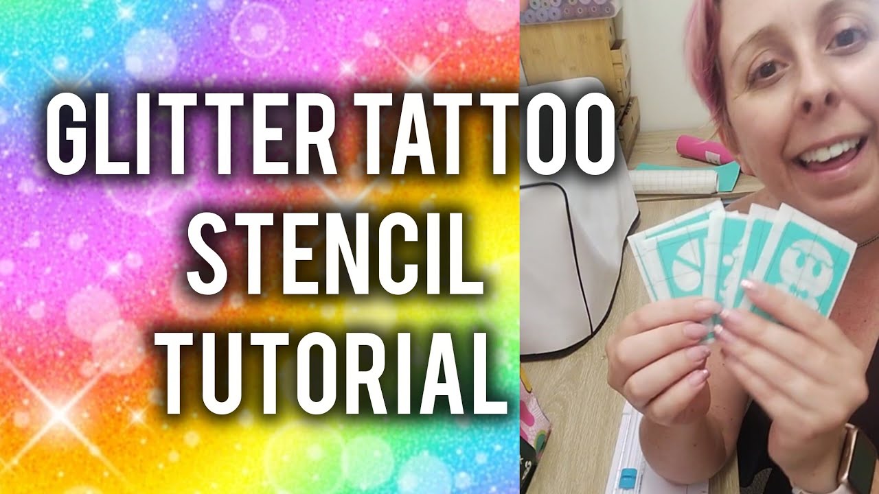 Making glitter tattoo stencils. Full tutorial 