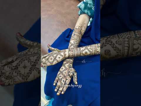 Bridal Henna design Step by Step | Henna Artist | Henna by Rinzz #hennapattern #mehndi #hennadesgin