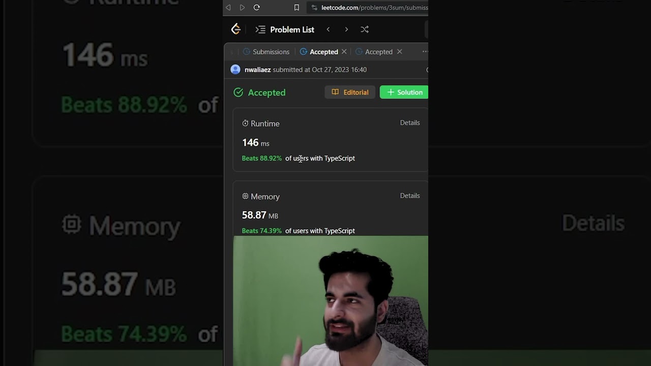How to optimise your code on leetcode #coding #programming #leetCode #interview #dsa