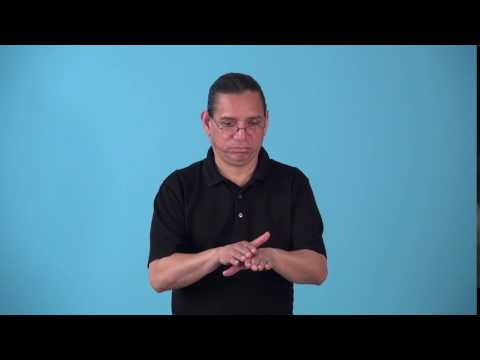 American Sign Language ASL Video Dictionary - relax