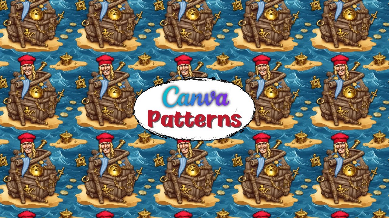 Create SEAMLESS Patterns in Canva with AI – Easy Wallpaper Design!