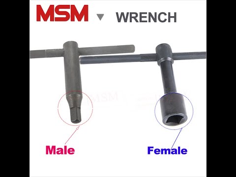 Free Shipping Milling Lathe Chuck Square Key Wrench Female And Male 8/10/12/14/17mm Spanner Tool