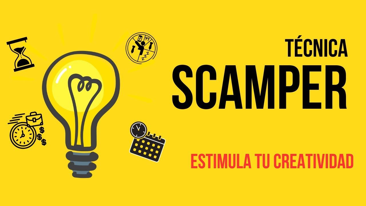 SCAMPER UNA TÉCNICA PARA ESTIMULAR LA CREATIVIDAD | ACTIVIDADES
