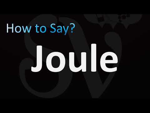 How to Pronounce Joule