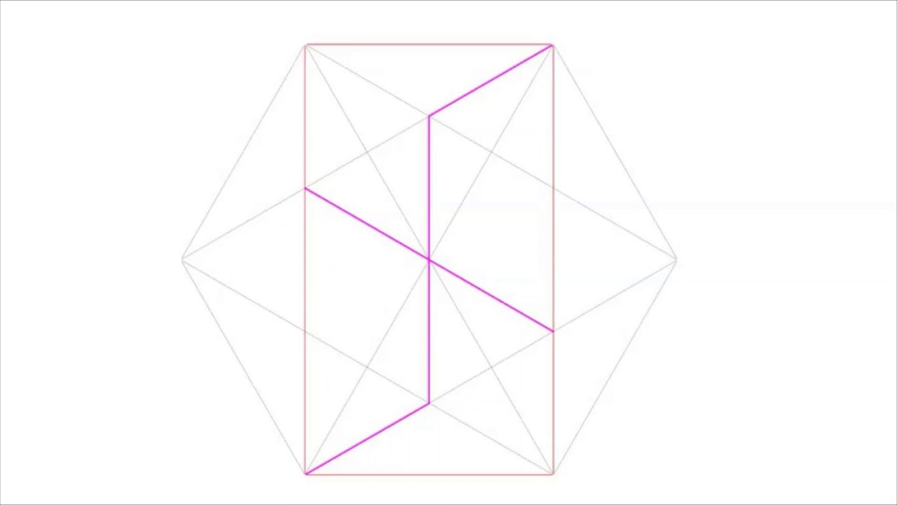 Islamic Geometry | How to create a simple 6 fold pattern