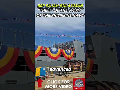 HD Hyundai launches BRP Rajah Sulayman OPV #afpmodernizationprogram #philippinenavy #shorts