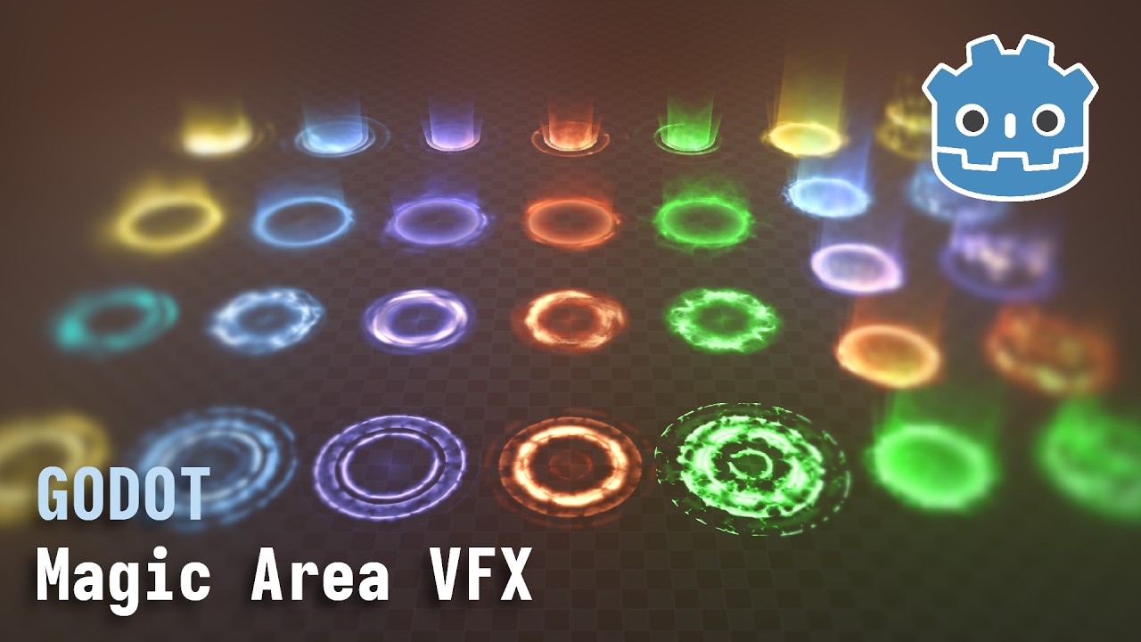 Godot Magic Area VFX | Showcase