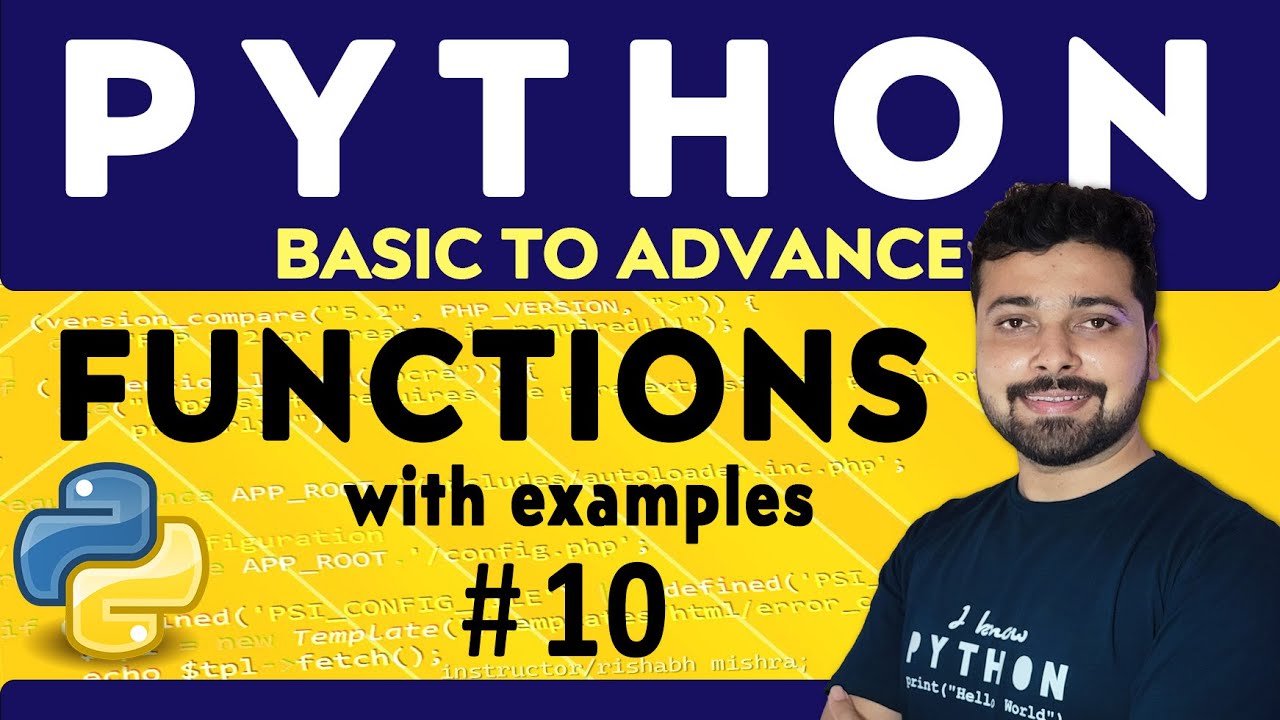 Functions in Python | Python Tutorial in Hindi 10