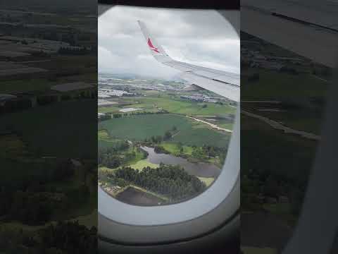 Landing at Bogota El Dorado Airport Colombia, March 2023