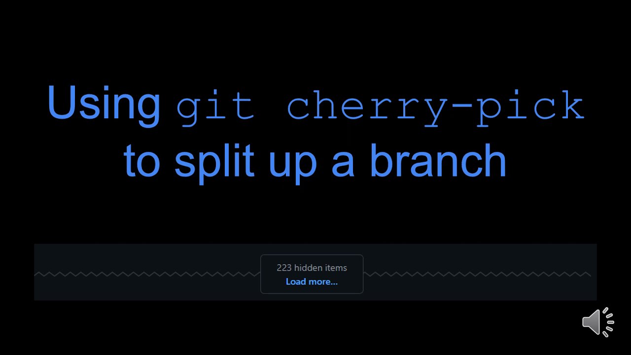 Using `git cherry-pick` to split up a branch