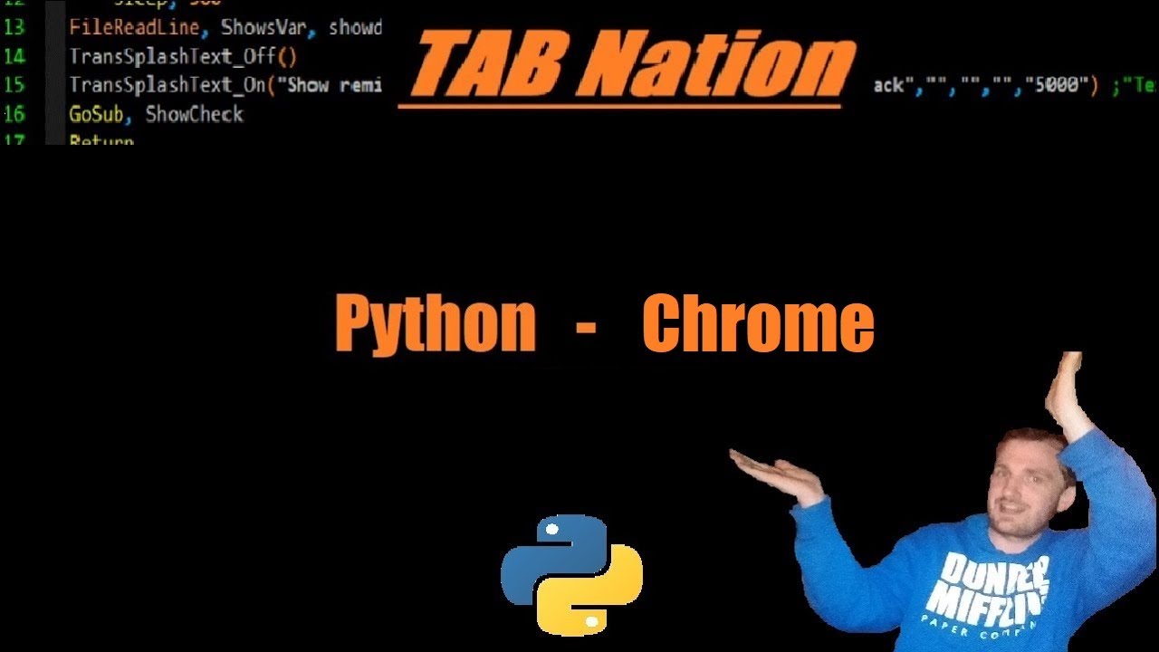 Python - Automate Chrome Intro 1