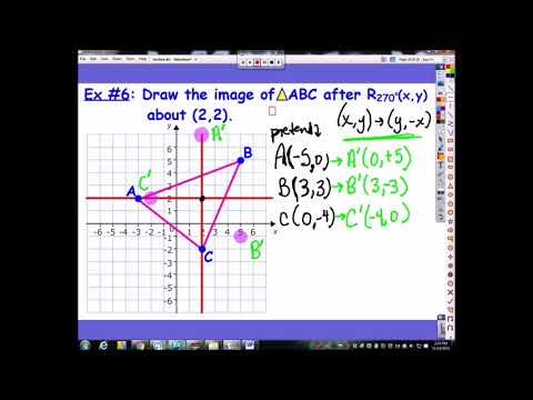 Chapter E, Video #2 - Rotations Not About the Origin