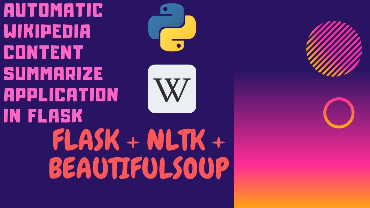Text Summarization using Python (Flask) in ONE VIDEO | Text summarize flask web app in python