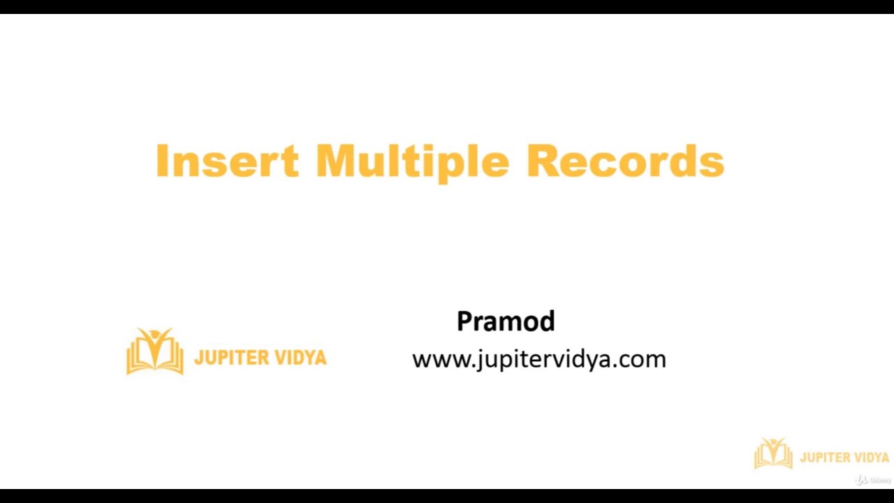 16.5 Insert Multiple Records | Database SQLite | Learn Python Programming Step by Step Tutorial