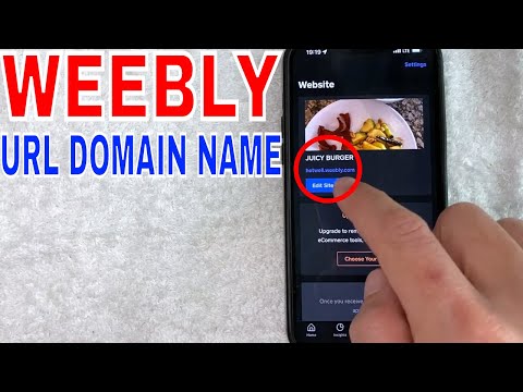 ✅ How To Change Free Weebly URL Domain Name 🔴