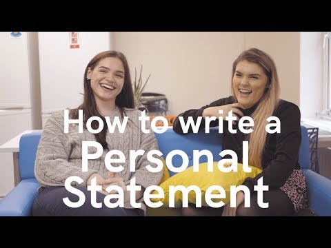 How to write a UCAS personal statement