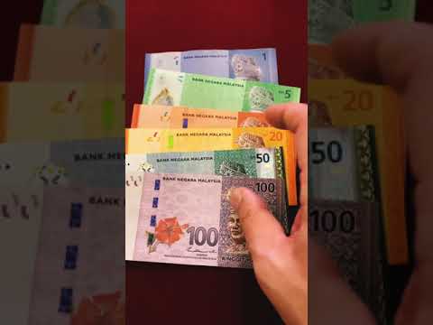 Circulating Banknotes 🇲🇾 Malaysia money currency cash #shorts #short