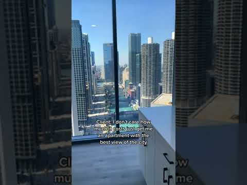 Chicago Apartment Best Views! #shorts