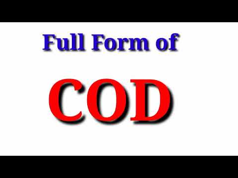 Full form of COD, COD ka full form