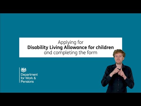 How to make a claim for Disability Living Allowance for children