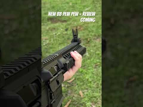 New BB pew pew. #bb #fun #sports #educational #review #crosman #fullauto