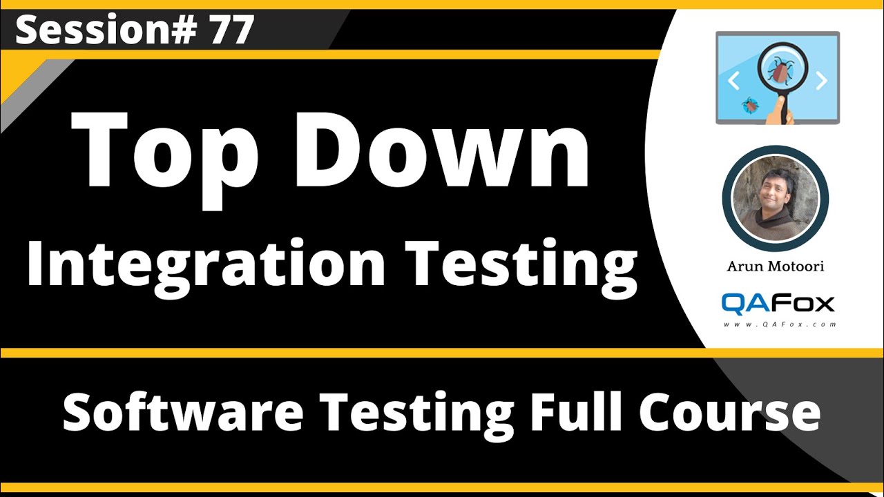Top Down Integration Testing Approach (Software Testing - Session 77)