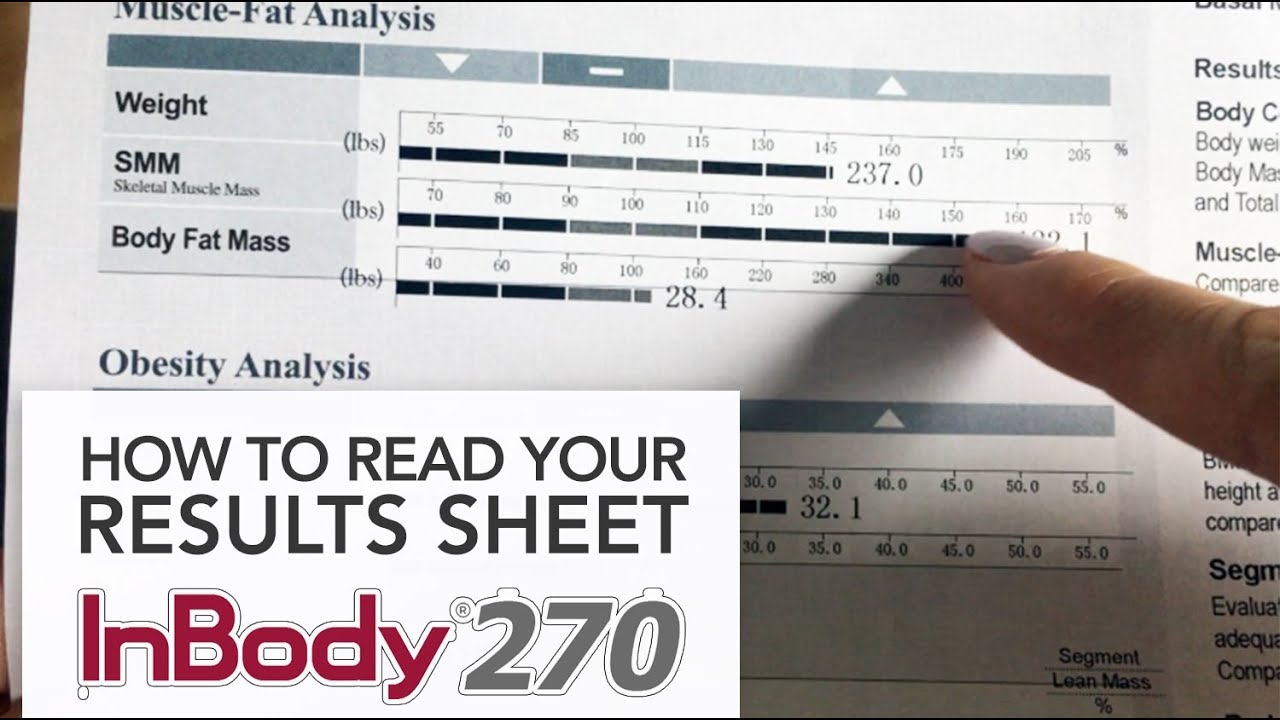 How to Read Your InBody 270 Results Sheet [UPDATED]