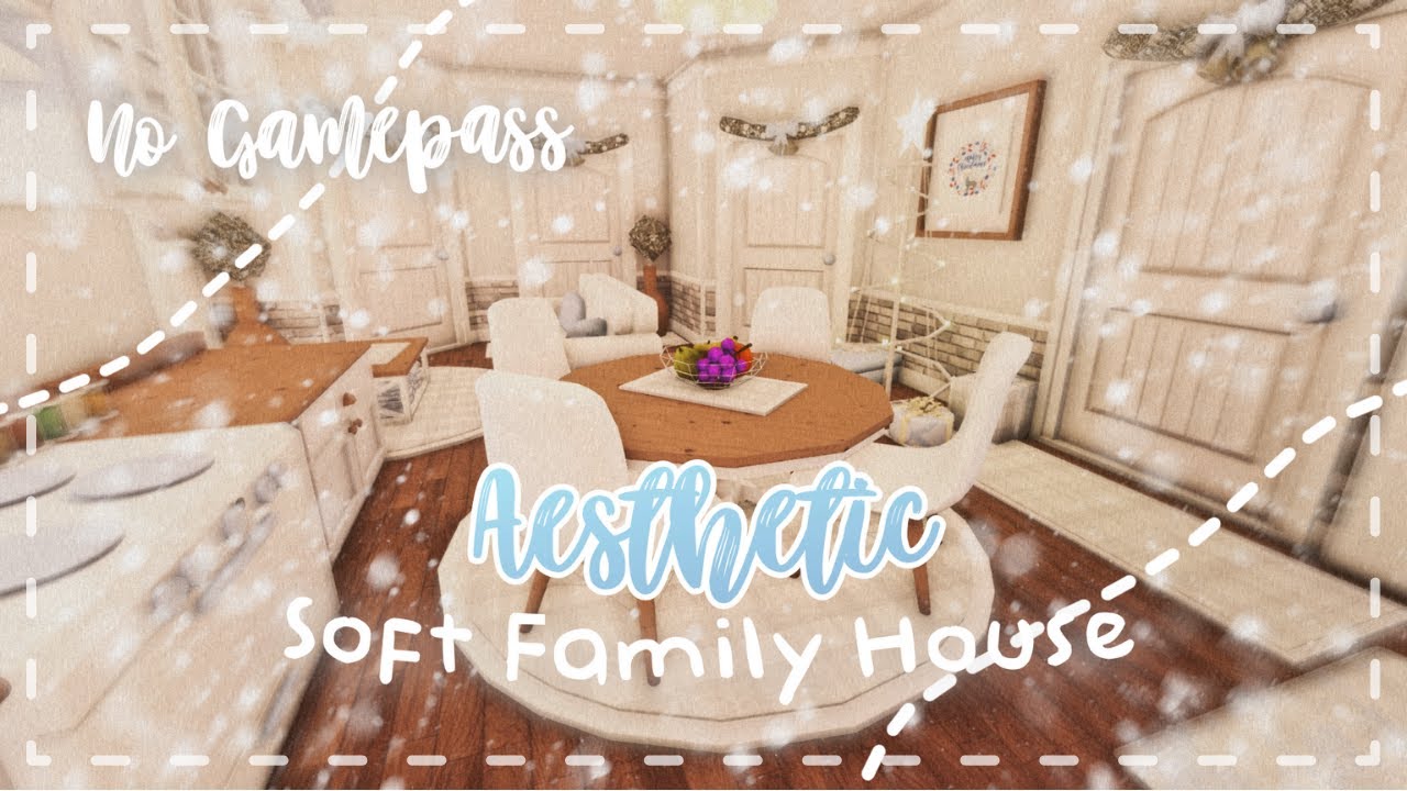 Roblox Bloxburg - No Gamepass Aesthetic One-Story Family House - Minami Oroi