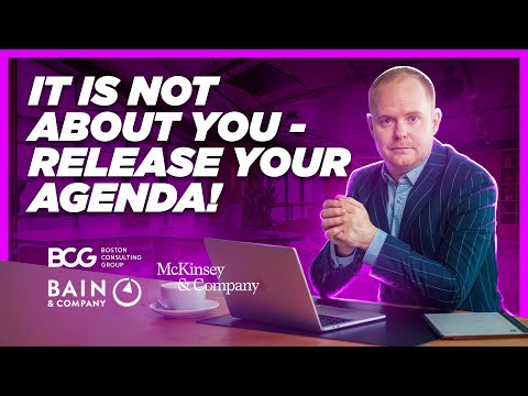 Explained: "Release your agenda" in MBB interviews.