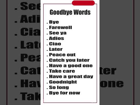 Goodbye Made Easy! 👋 10 Creative Ways to Say Farewell!