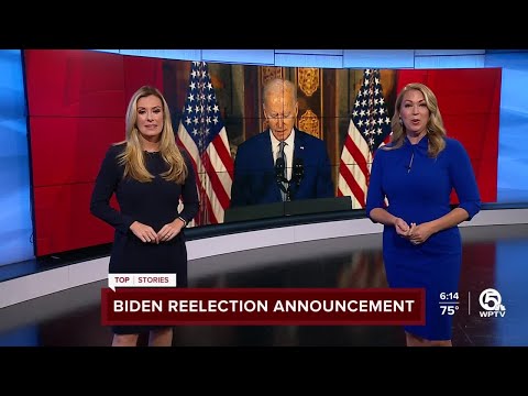 President Joe Biden launches 2024 bid, betting record will top age worries