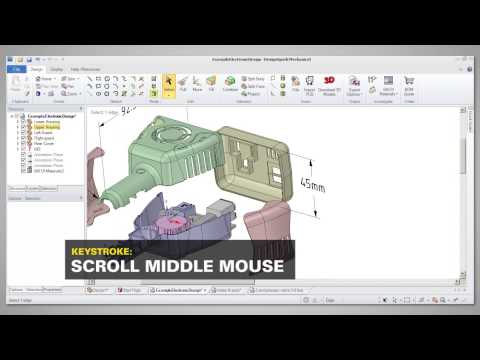DesignSpark Mechanical - Basics - 2a. Selection - Introduction to selecting Video Lecture ...
