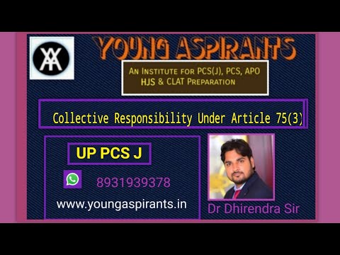 Collective Responsibility of Council of Ministers Under Article 75(3)
