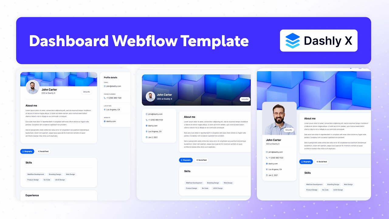 Dashboard Webflow Template | Dashly X - BRIX Templates
