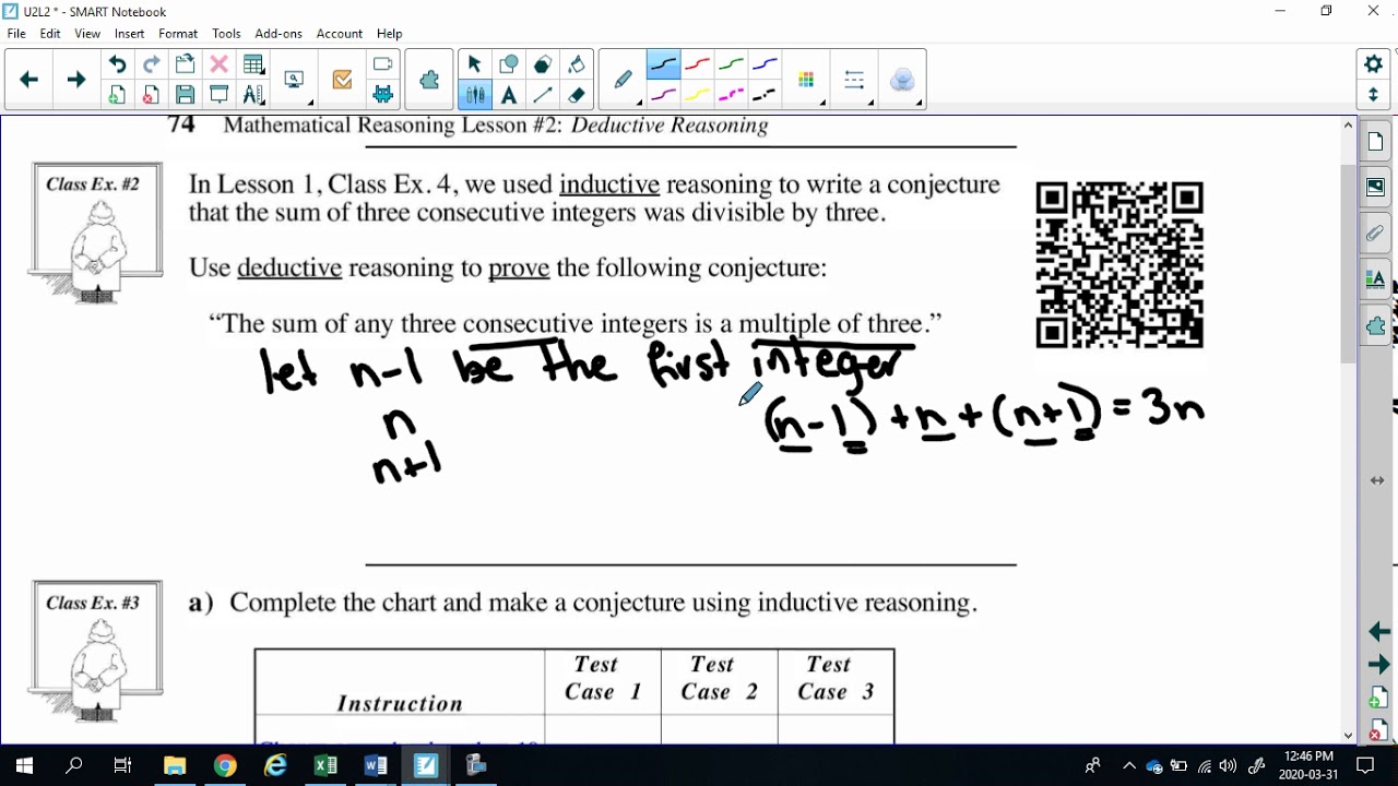 Math 20-2 Mathematical Reasoning Lesson 2